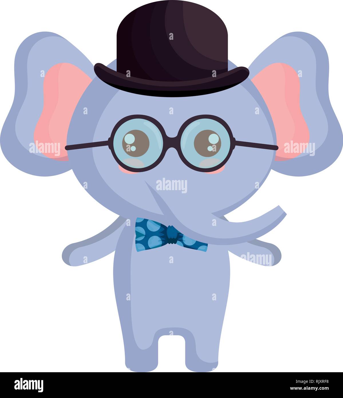 cute little elephant character Stock Vector Image & Art - Alamy