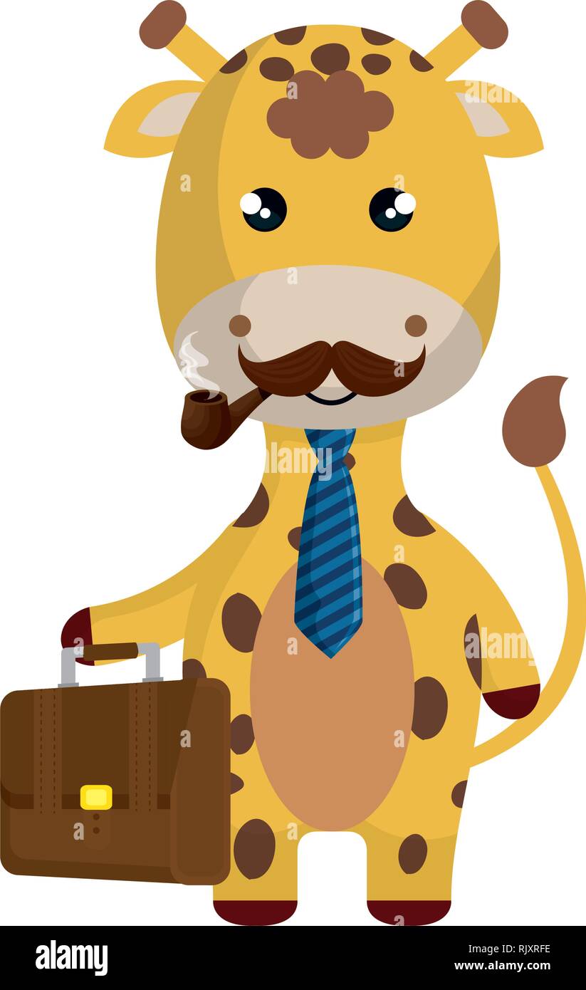 cute little giraffe character Stock Vector Image & Art - Alamy