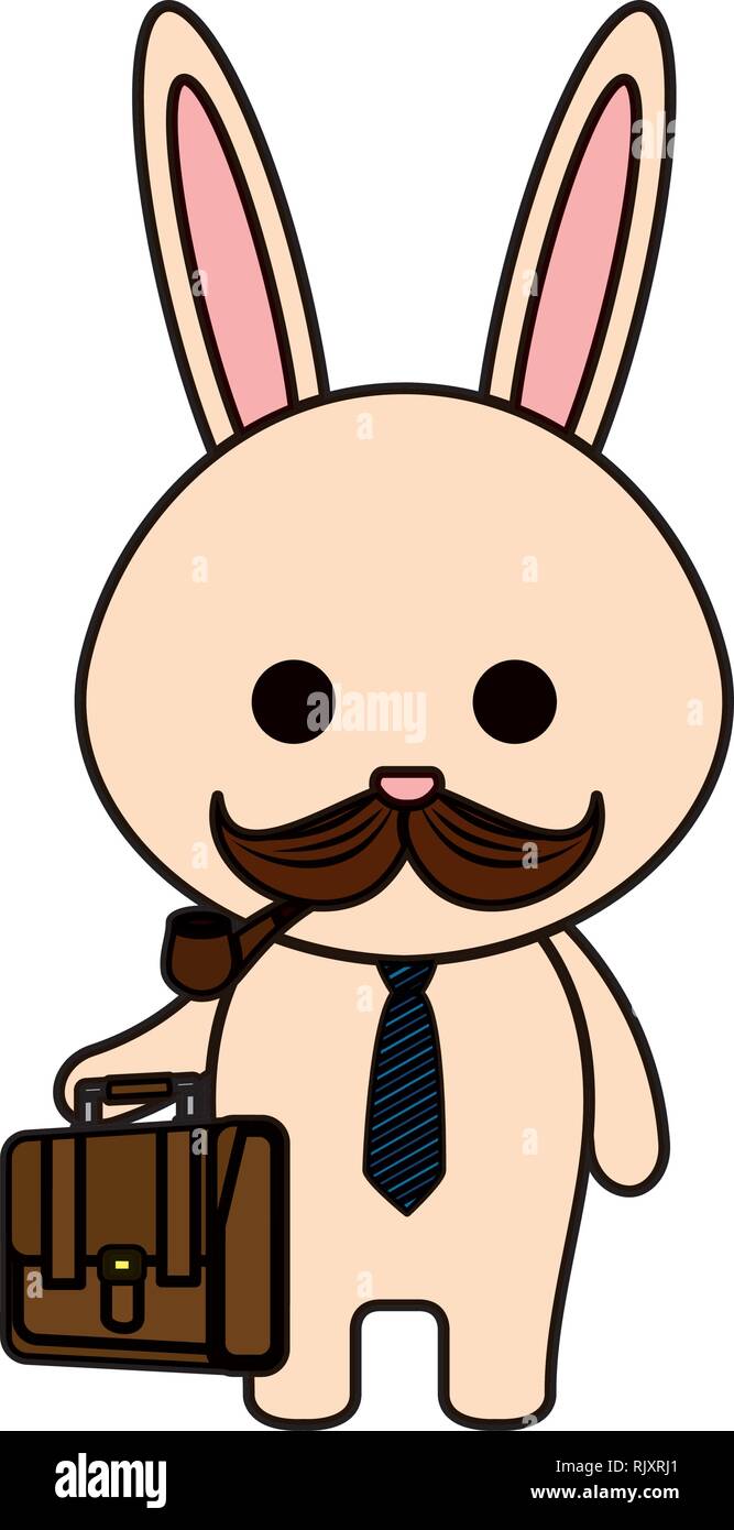 cute little rabbit character Stock Vector Image & Art - Alamy