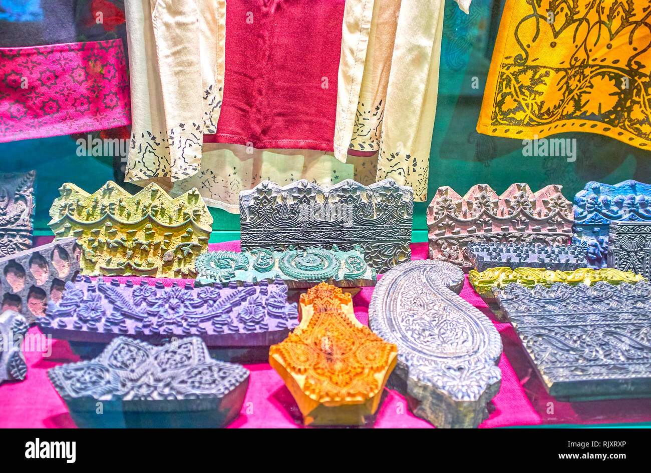 Ghalamkar stamps are the traditional instruments for producing famous ...