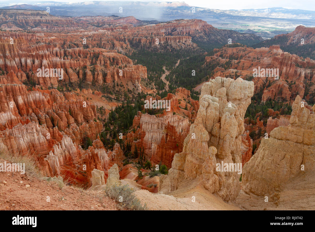 View from Bryce Point (looking north), Bryce Canyon National Park, Utah ...
