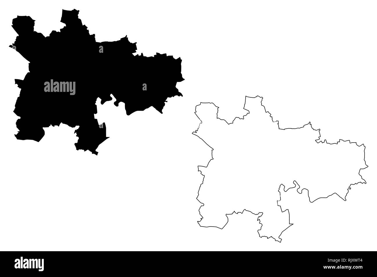 Glasgow city council area Black and White Stock Photos & Images - Alamy