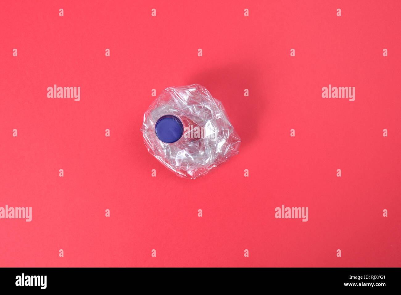 Deformed empty plastic bottle hi-res stock photography and images - Alamy