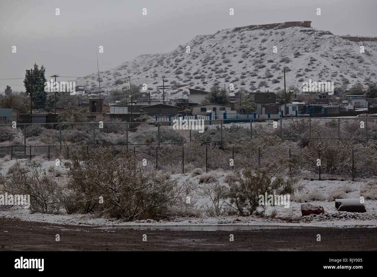 Anapra, Mpo. Juárez, Chihuahua, Mexico Stock Photo - Alamy