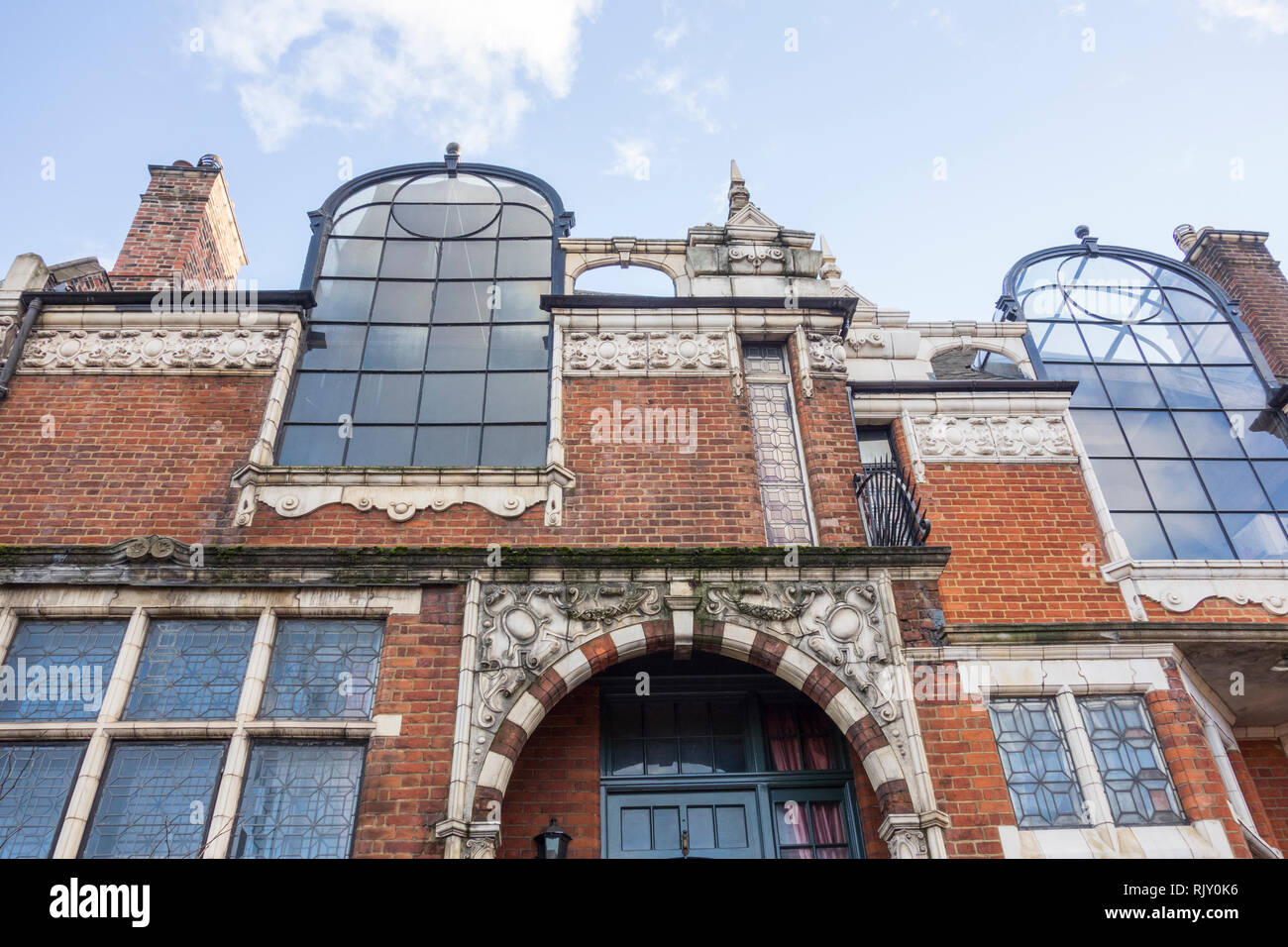 Frederick Wheeler's St Paul’s Studios on Talgarth Road, London, UK ...