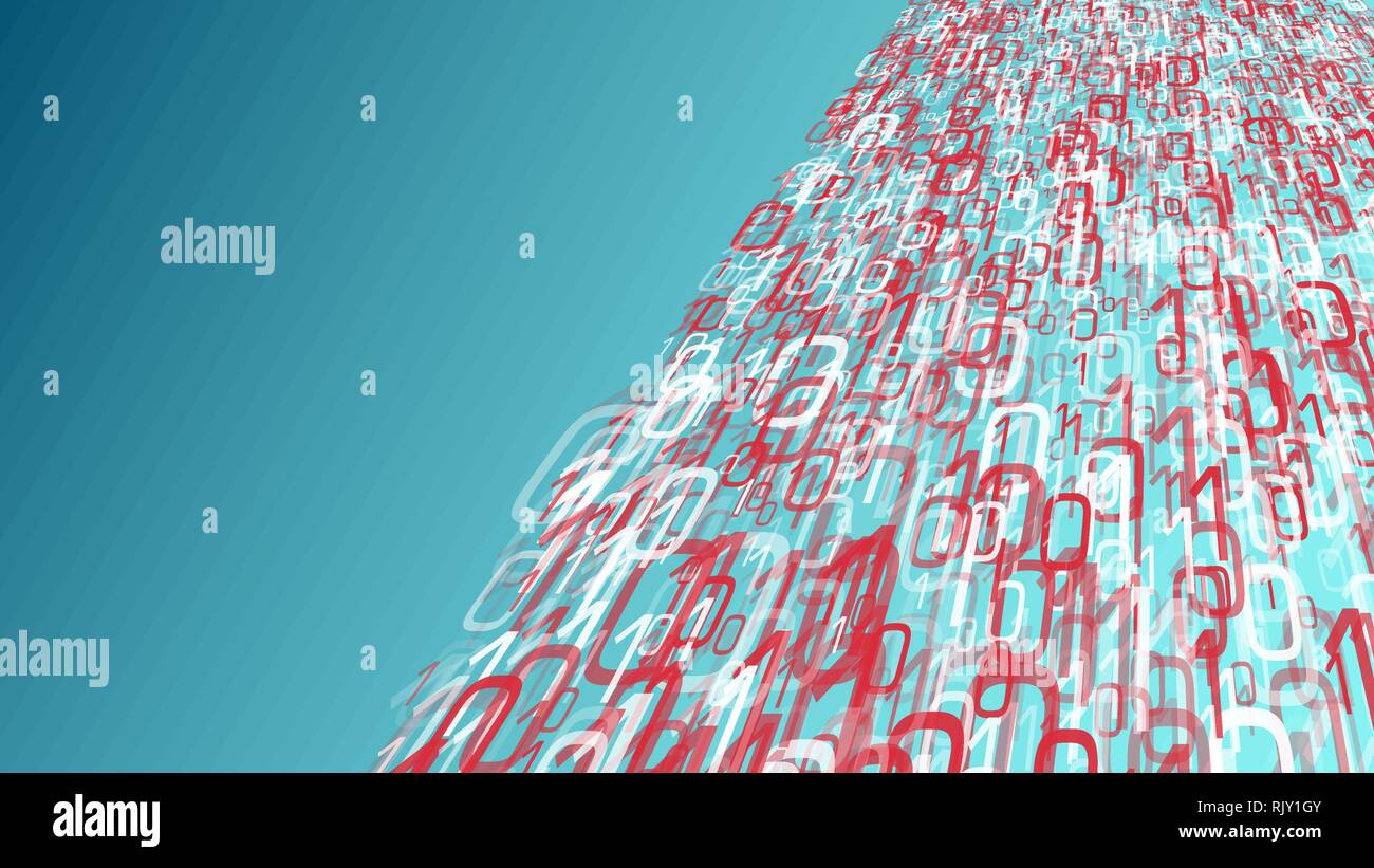 Binary zeros and ones Stock Vector Images - Alamy