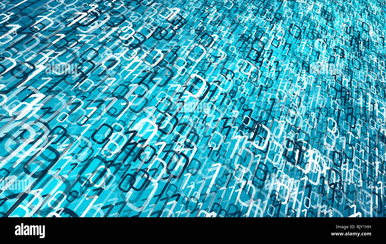Cyber abstract background, binary code vector cyberspace Stock Vector Image & Art - Alamy