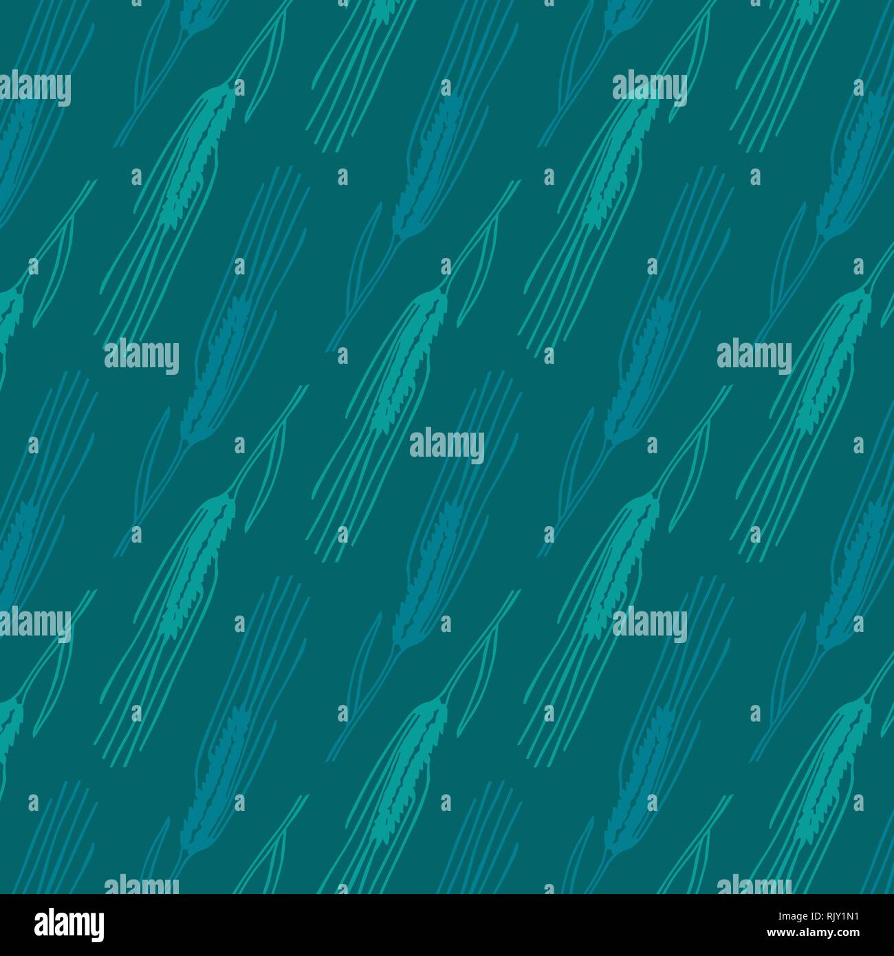 Green teal grass Stock Vector Images - Alamy