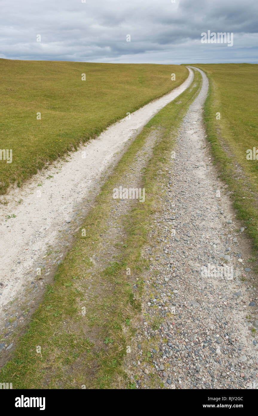 Path Across a Countryside Grassland Stock Photo - Alamy