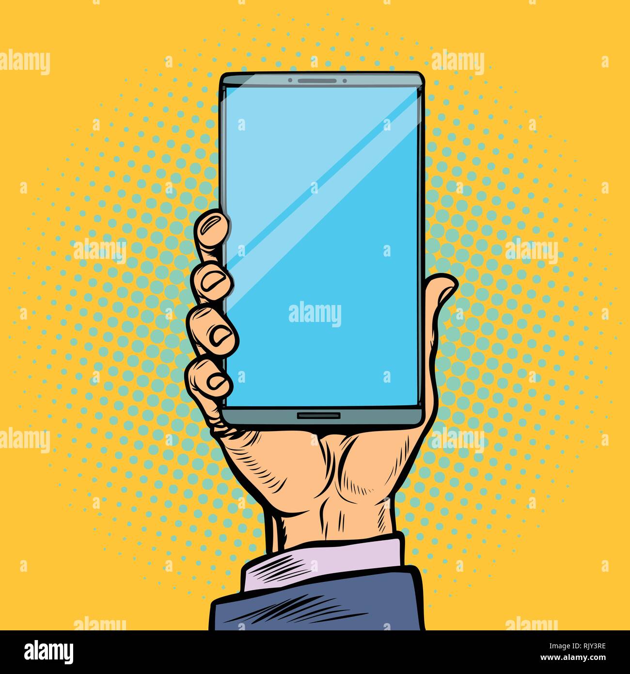 Using smartphone cartoon Stock Vector Images - Alamy