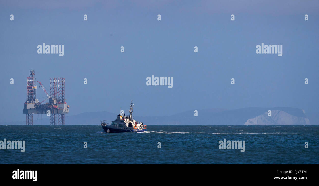 To the south of the existing wytch farm oilfield hi-res stock ...