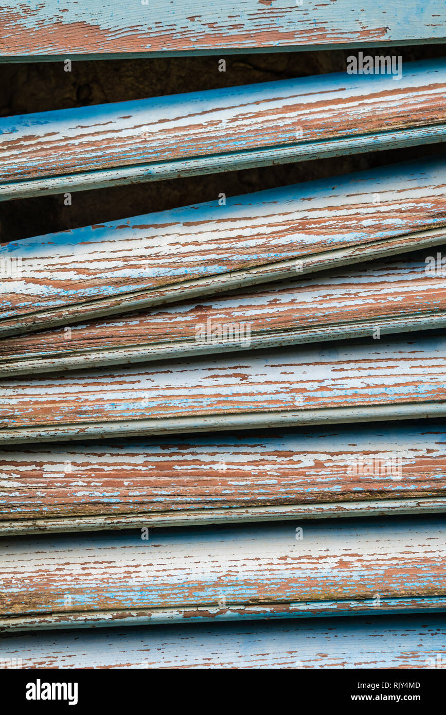 Background texture of a blue wooden window shutters Stock Photo - Alamy