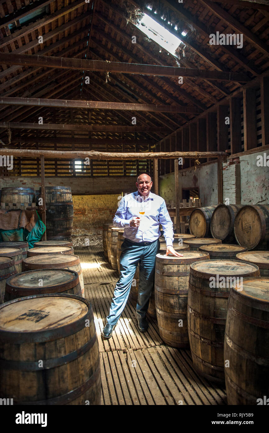 Keith Batt, an Australian entrepreneur turned whisky distiller and ...