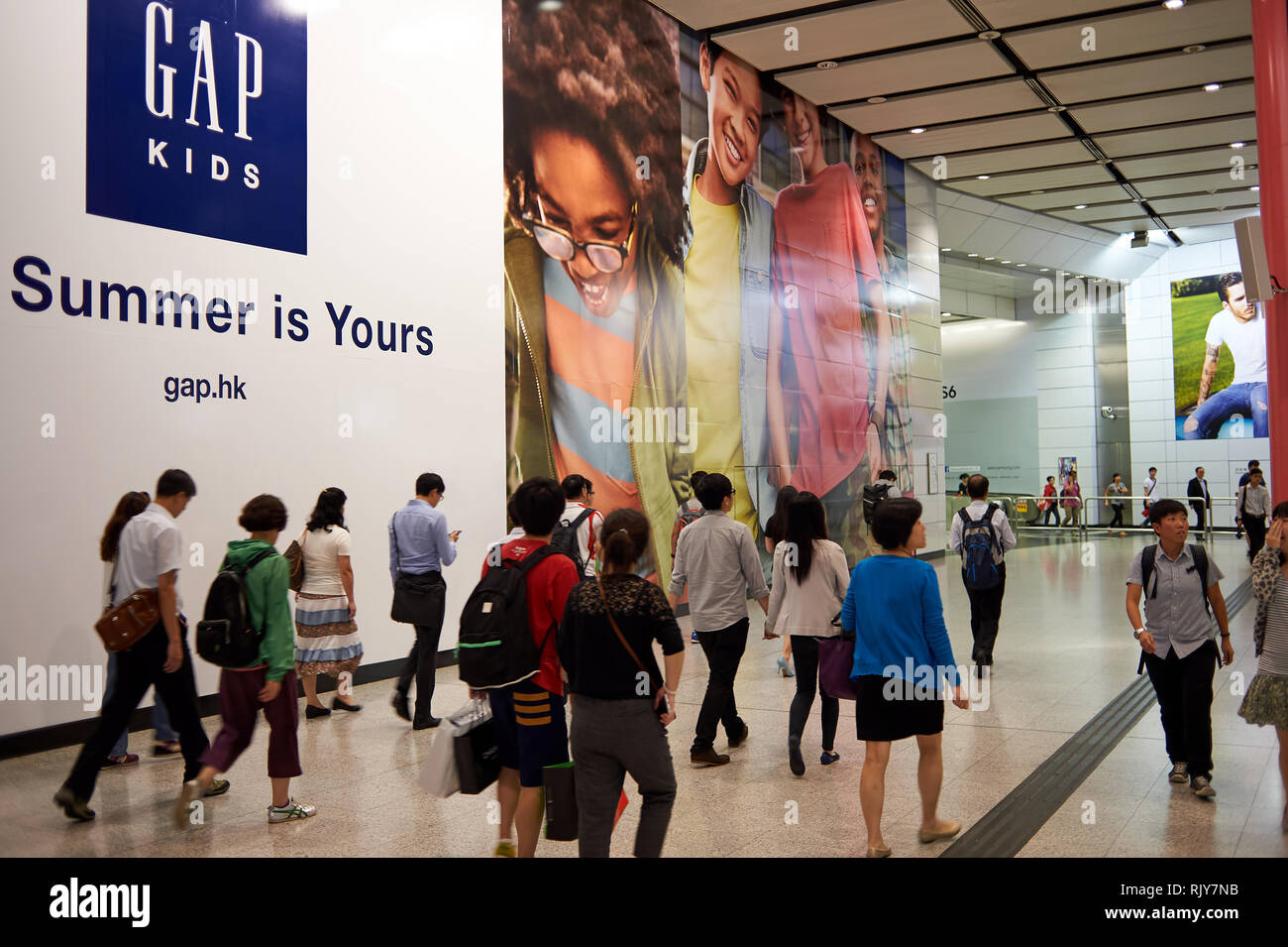 Hong kong mtr advertisement hi-res stock photography and images - Alamy