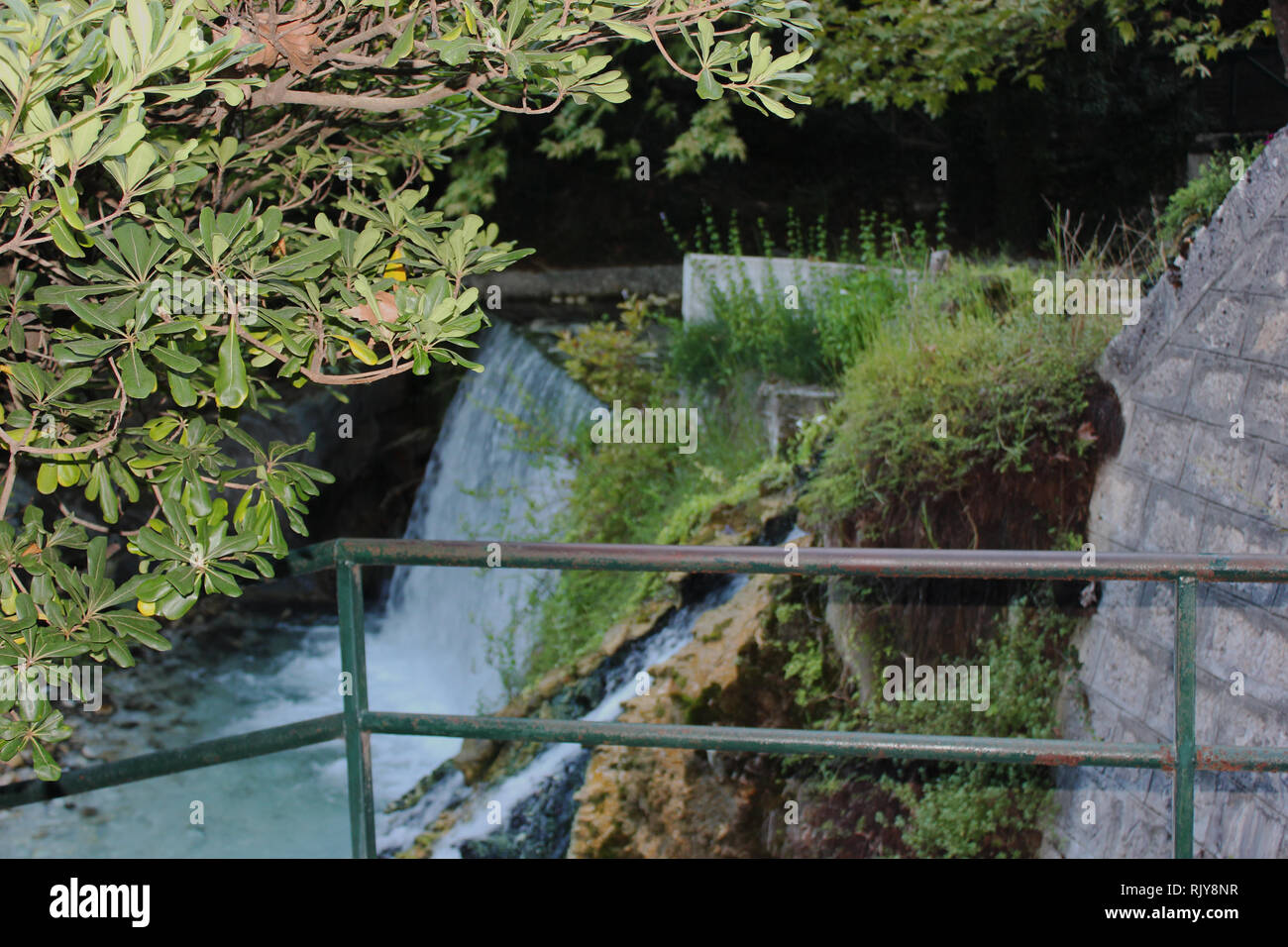 River and Springs in Pozar Thermal Baths Aridaia Greece Stock Photo - Alamy