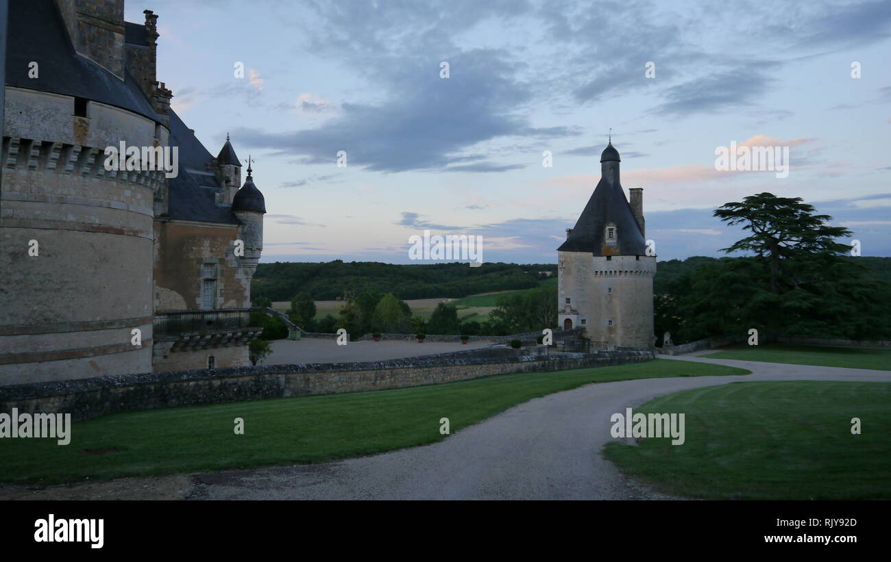 Chateau de Touffou. Bonnes, France Stock Photo - Alamy