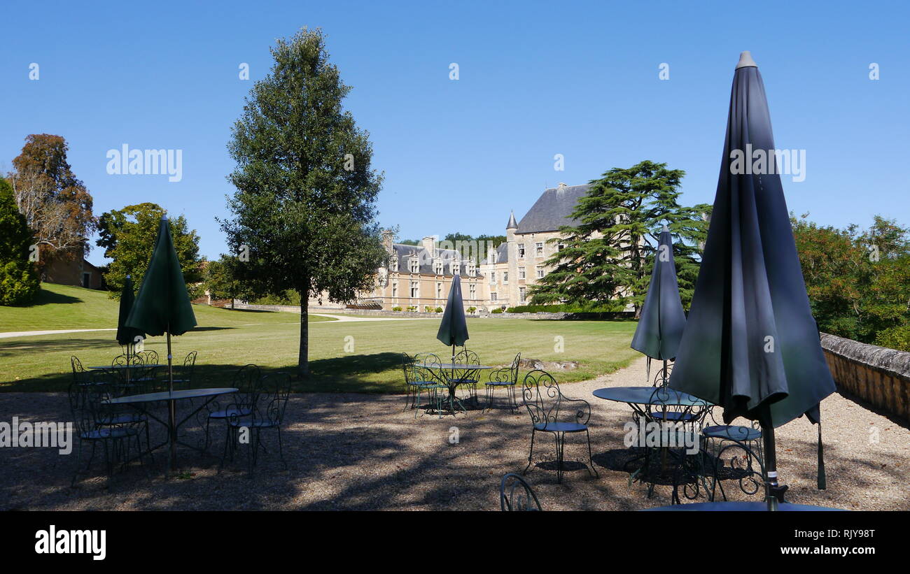 Chateau de Touffou. Bonnes, France Stock Photo - Alamy