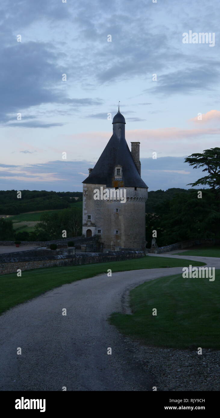 Chateau de Touffou. Bonnes, France Stock Photo - Alamy