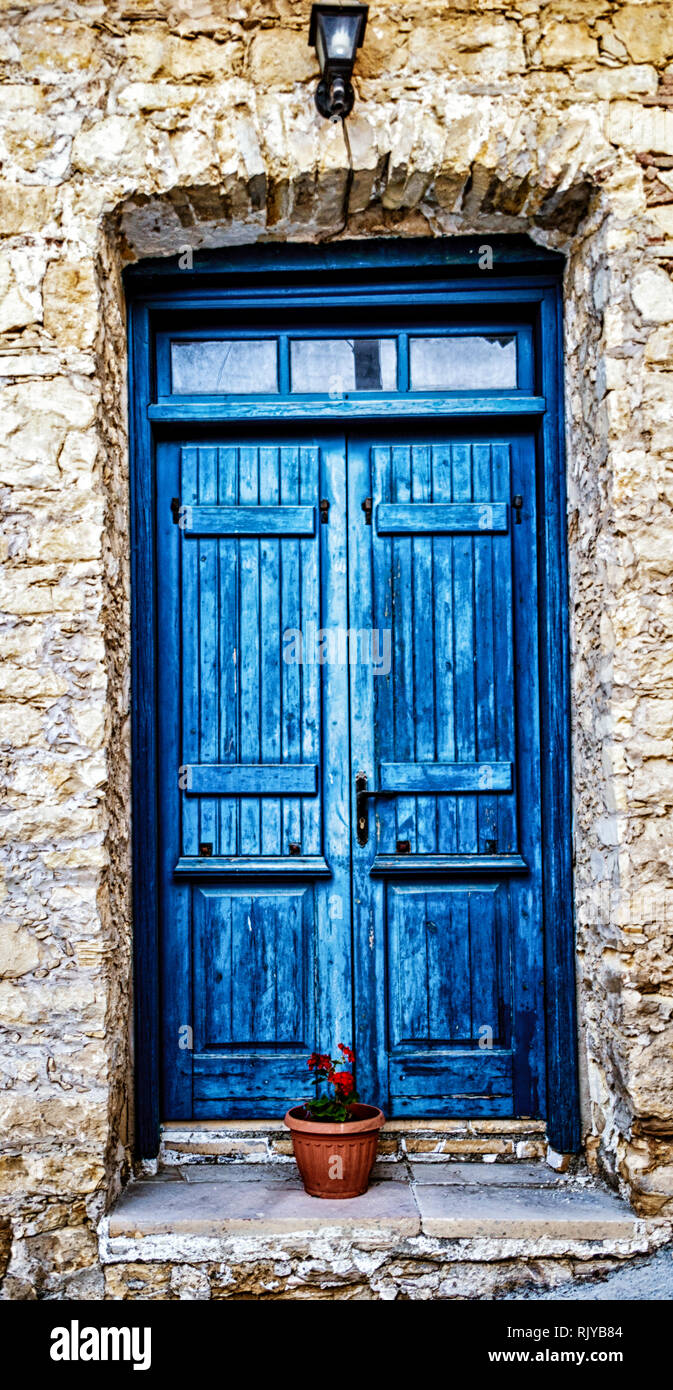 Colorful doors of Turkey are unique and fascinating Stock Photo - Alamy