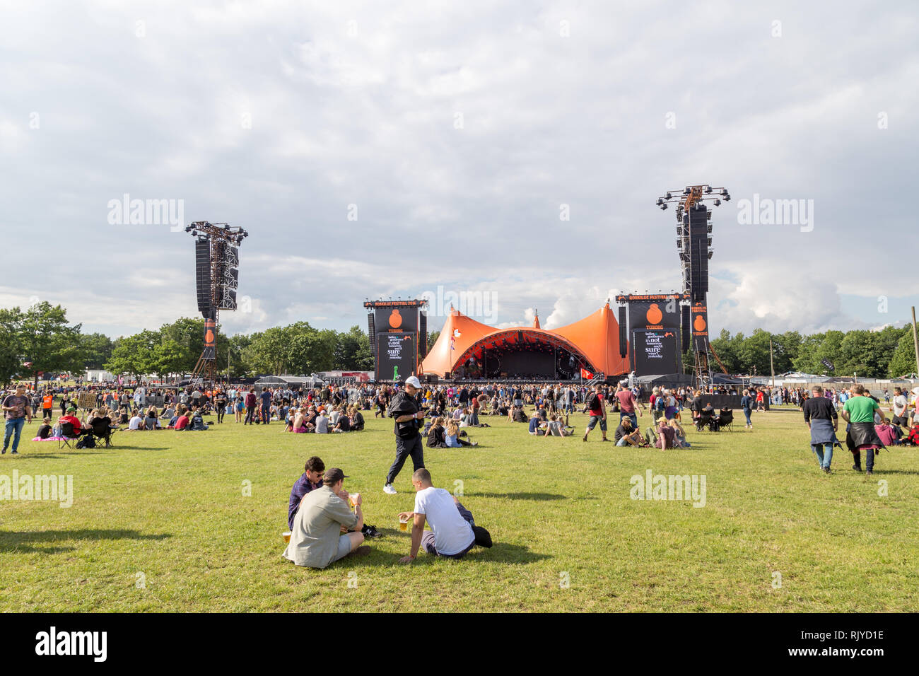 Roskilde festival orange stage hi-res stock photography and images - Alamy