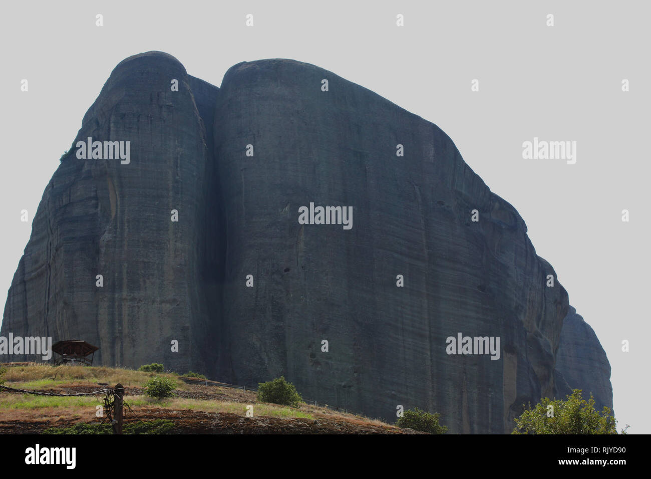 Landscape of Meteora rock formation Kalambaka Greece Stock Photo - Alamy