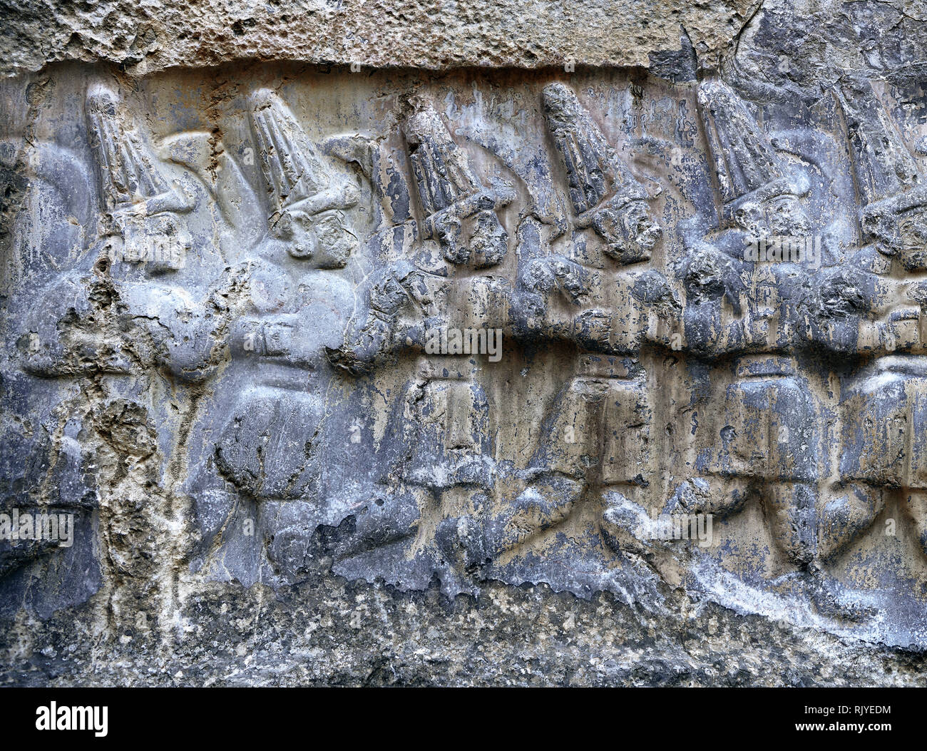 Sculpture of the twelve gods of the underworld from the 13th century BC ...