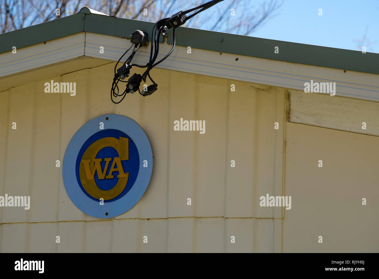 A simple mid century steel roofed weatherboard building provides a home ...