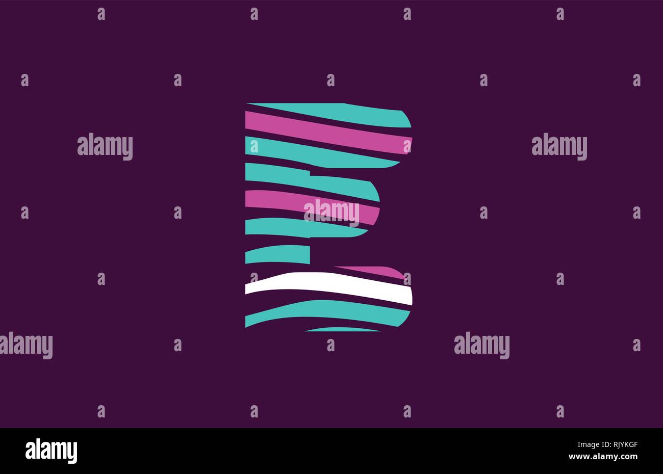 design of alphabet letter e with lines stripe as a logo for a company ...