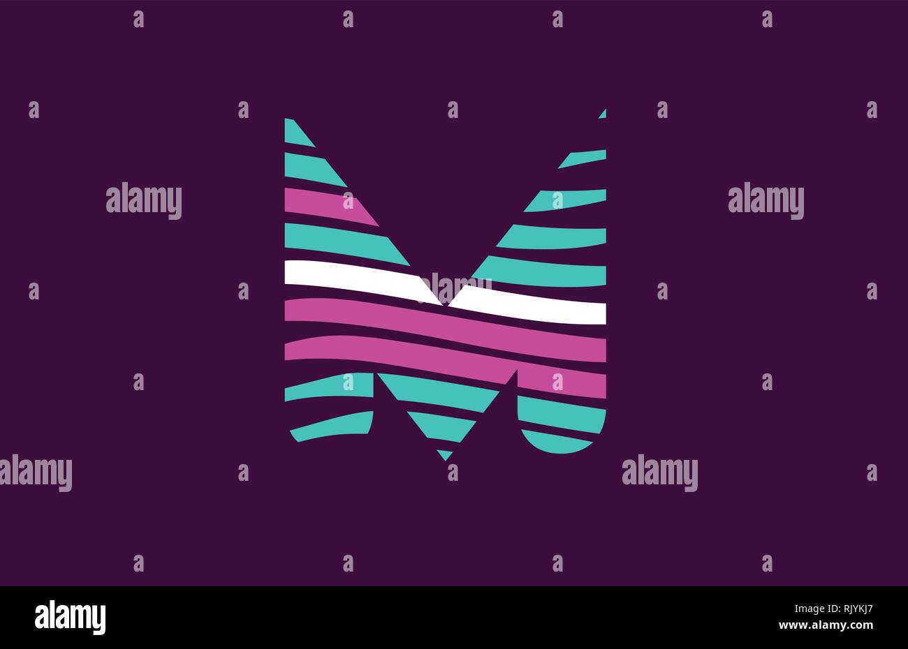 Design Of Alphabet Letter M With Lines Stripe As A Logo For A Company design-of-alphabet-letter-m-with-lines-stripe-as-a-logo-for-a-company