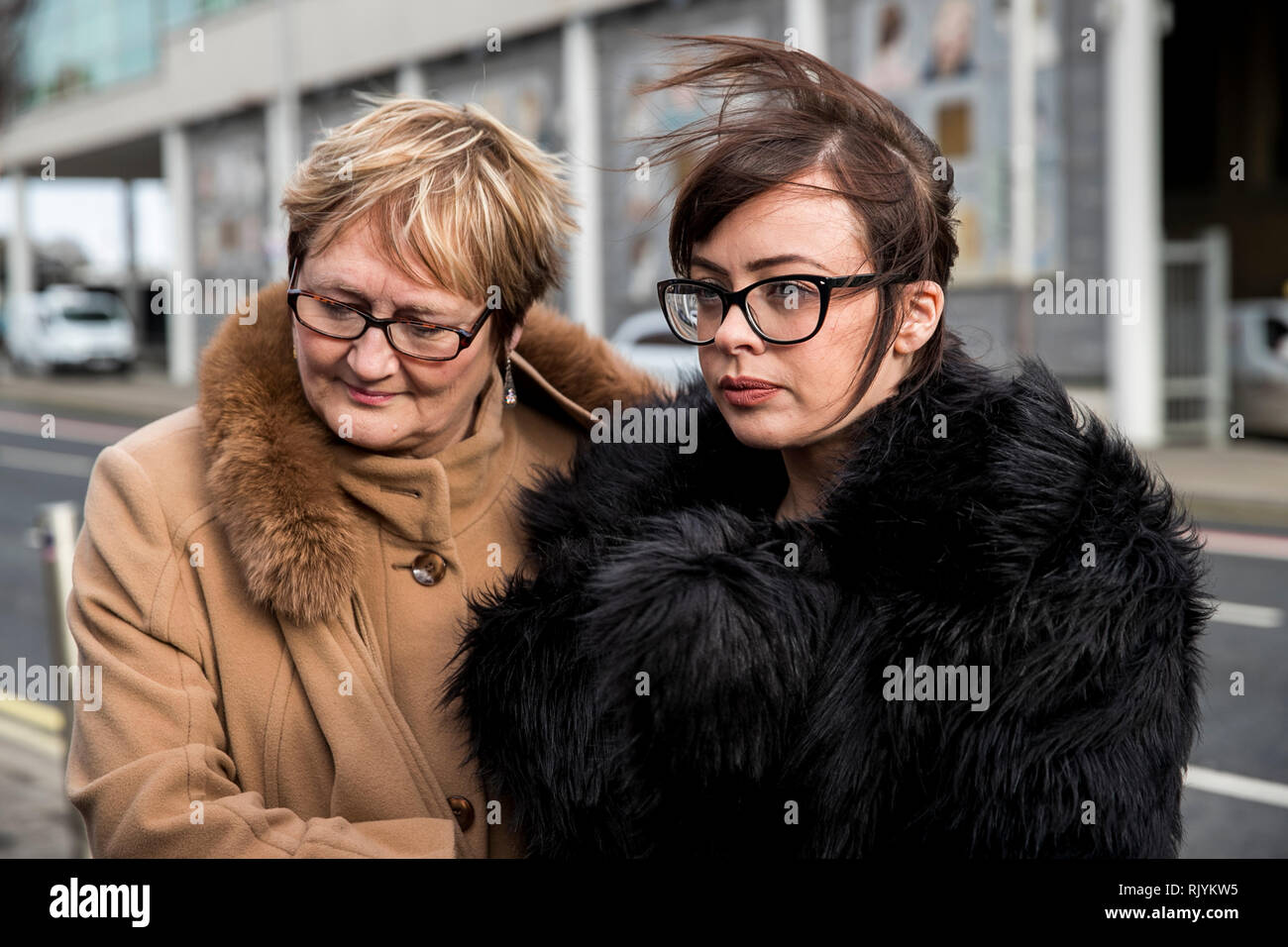 Community representative Susan Copeland (left) and Toni Johnston ...
