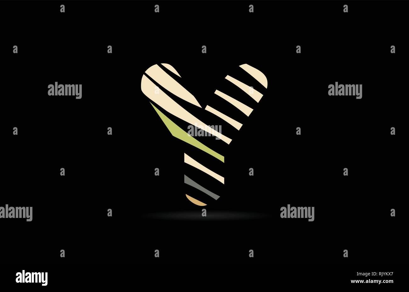 design of alphabet letter y with lines stripe as a logo for a company ...