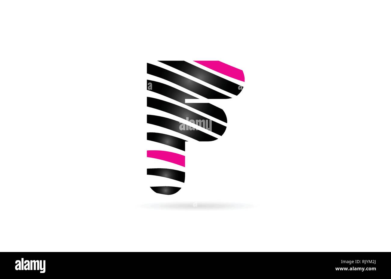 design of alphabet letter f with lines stripe as a logo for a company ...
