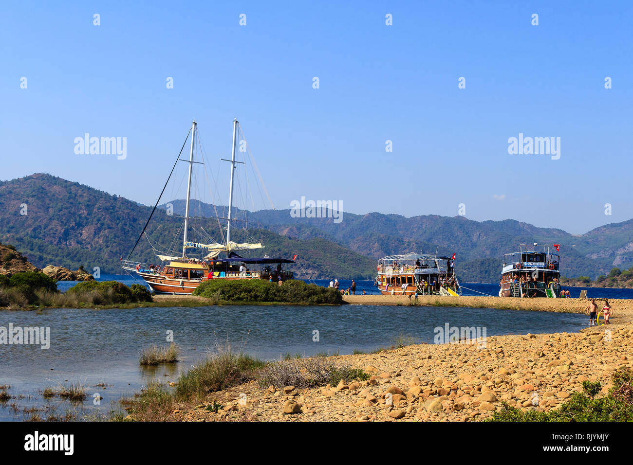 Turkish caique hi-res stock photography and images - Alamy