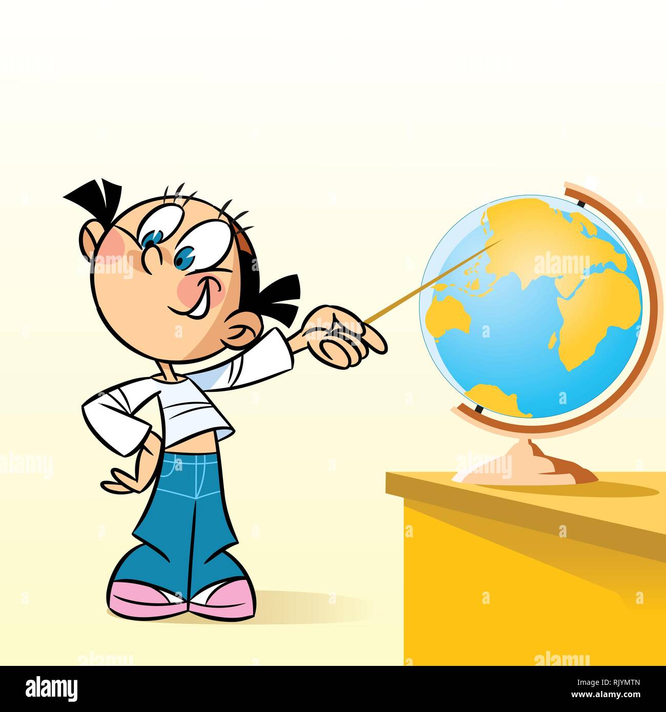 Classroom learning vector vectors hi-res stock photography and images ...