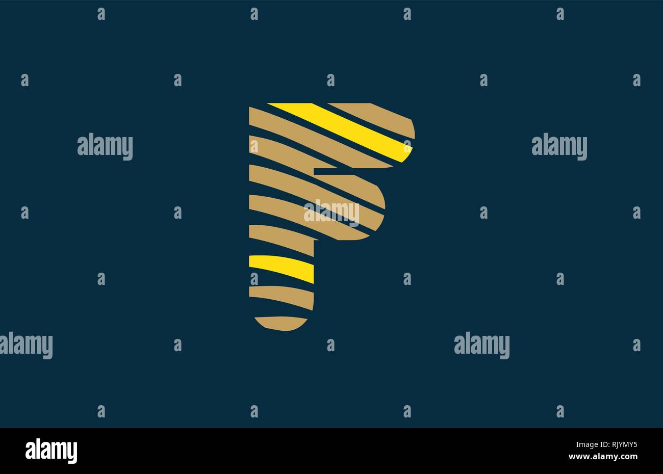 design of alphabet letter f with lines stripe as a logo for a company ...