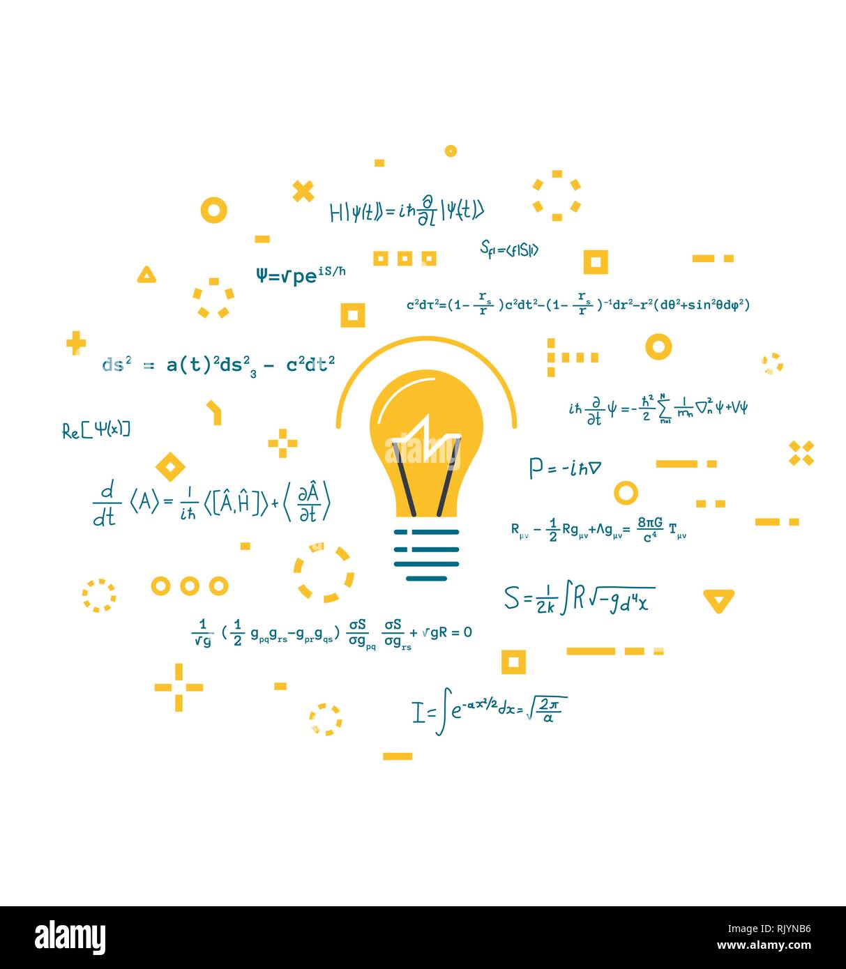 Imagination and innovation, creativity and thinking. Big science idea ...