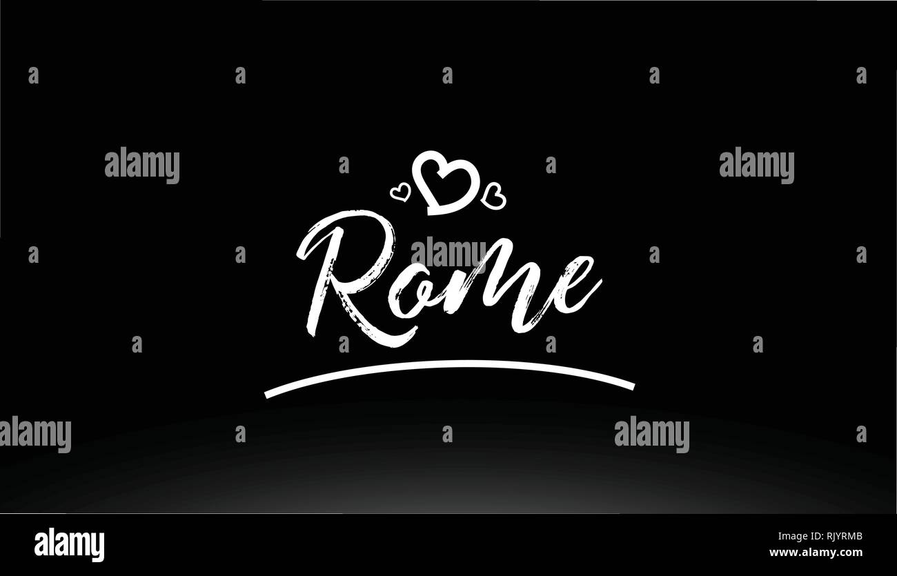Rome and font Stock Vector Images - Alamy