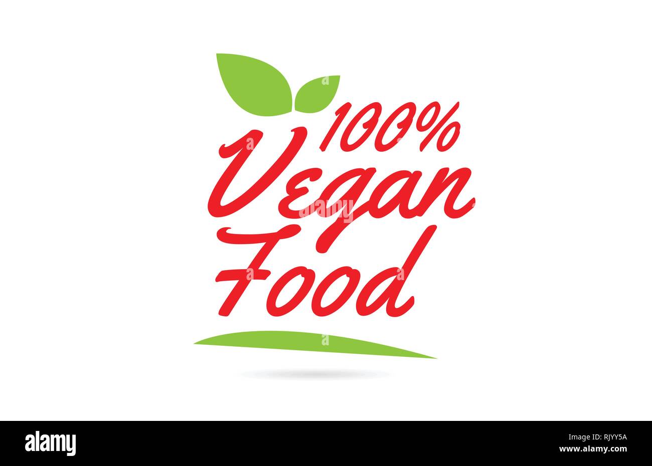 Vegan food text written Stock Vector Images - Alamy