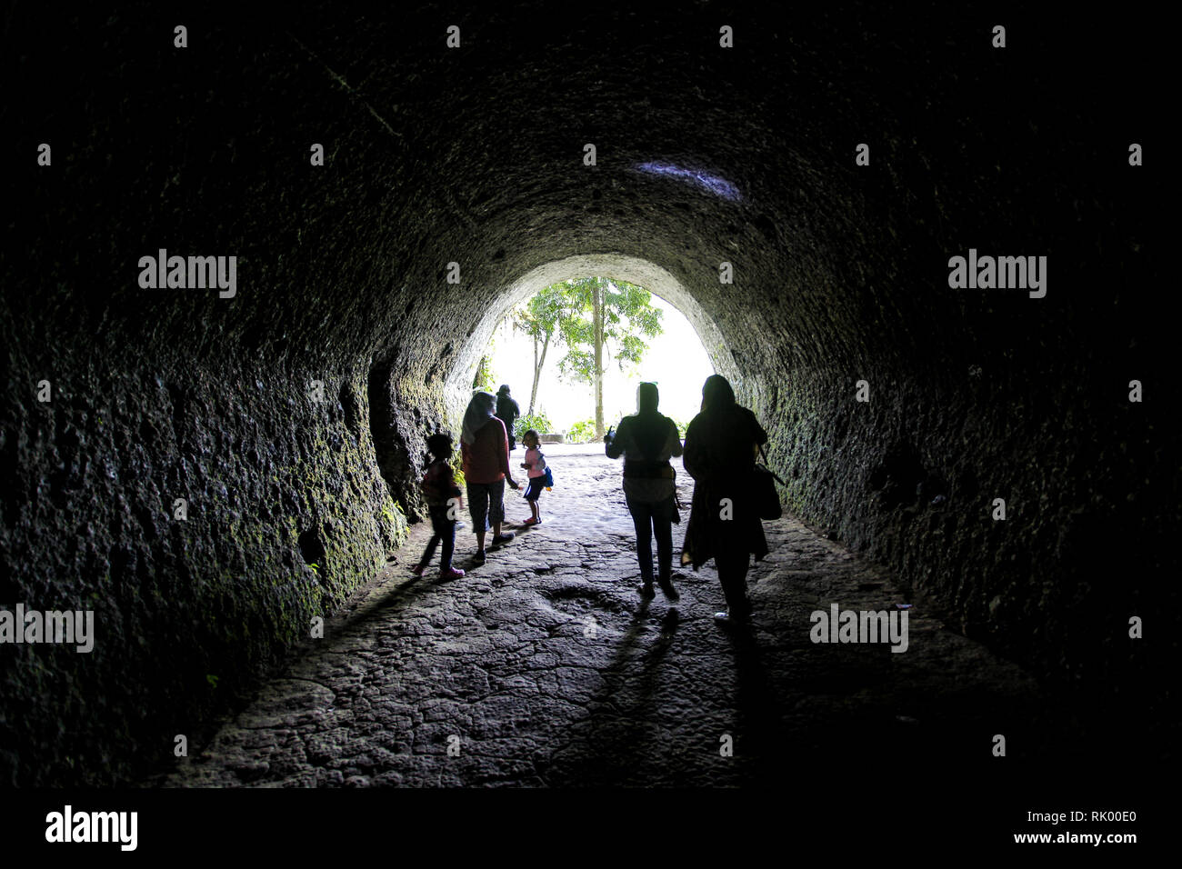 Bandung, West Java, Indonesia. 17th Dec, 2018. Tourists are seen ...