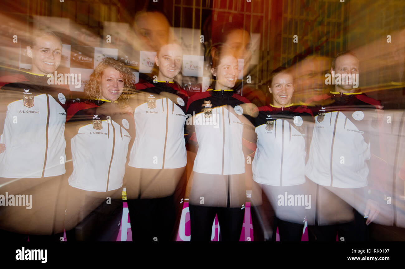 Braunschweig, Germany. 08th Feb, 2019. Tennis, ladies: Federation Cup ...