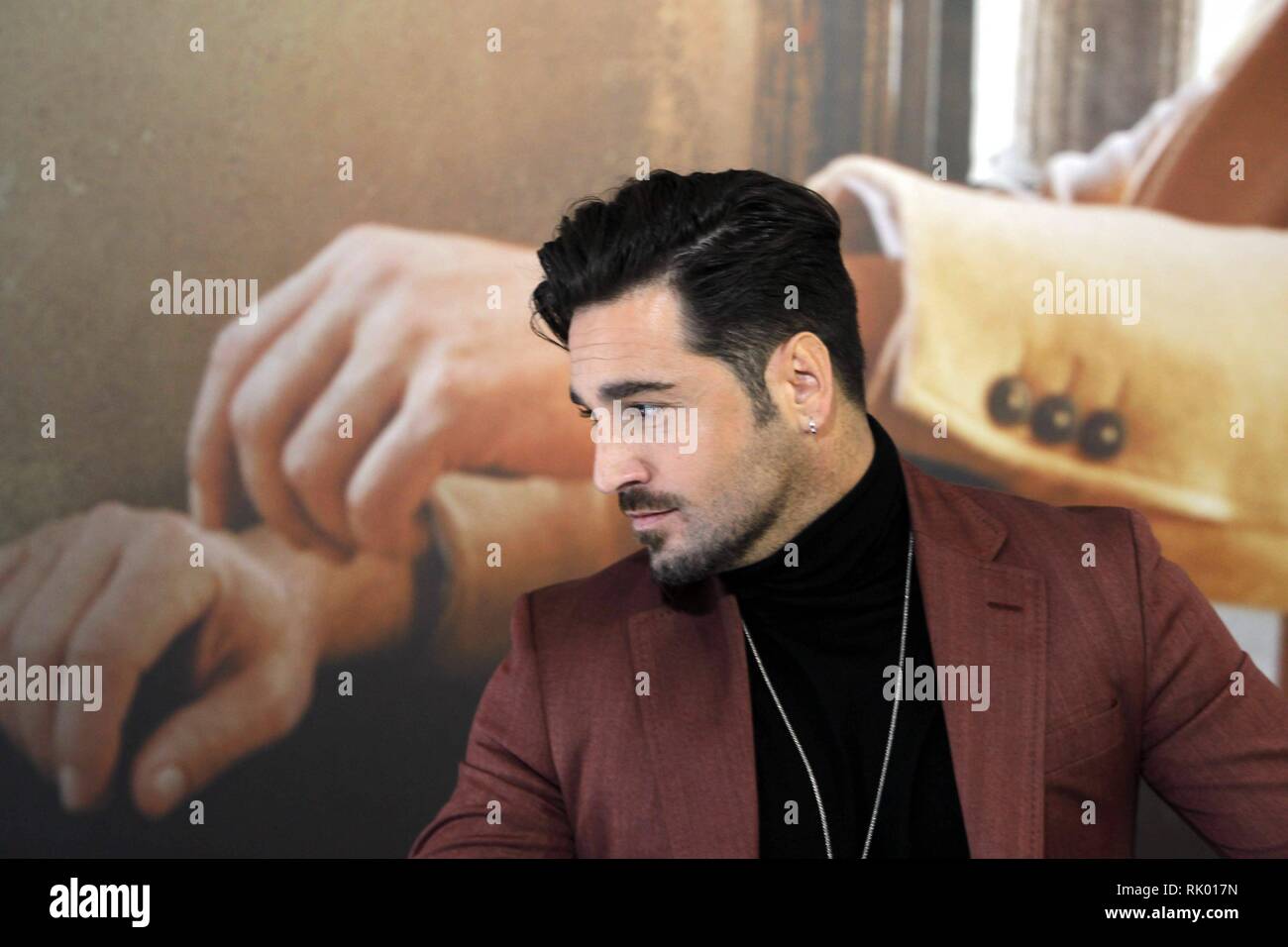 Singer David Bustamante during album premiere “ Heroes en tiempos de ...