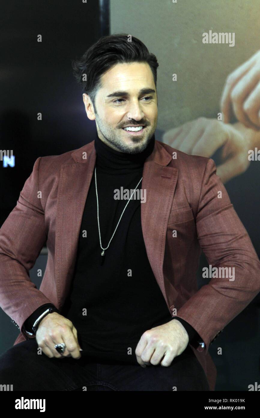 Singer David Bustamante during album premiere “ Heroes en tiempos de ...