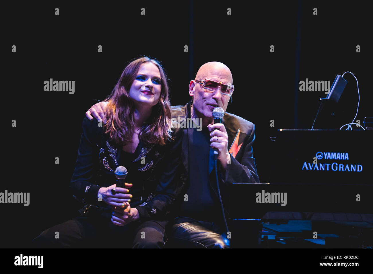 Los Angeles, Ca, USA. 7th Feb, 2019. Evan Rachel Wood and Mike Garson ...