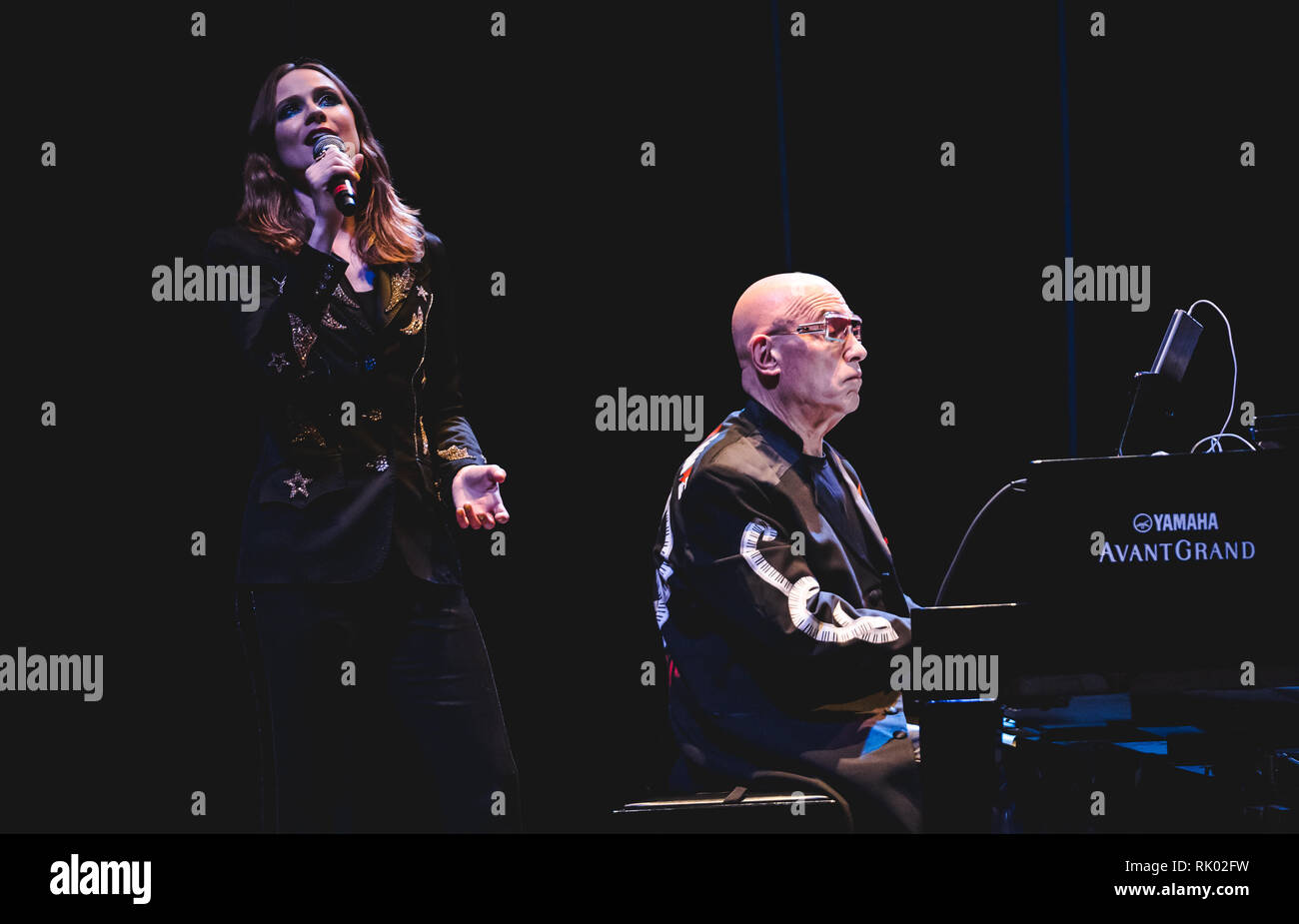 Los Angeles, Ca, USA. 7th Feb, 2019. Evan Rachel Wood and Mike Garson ...