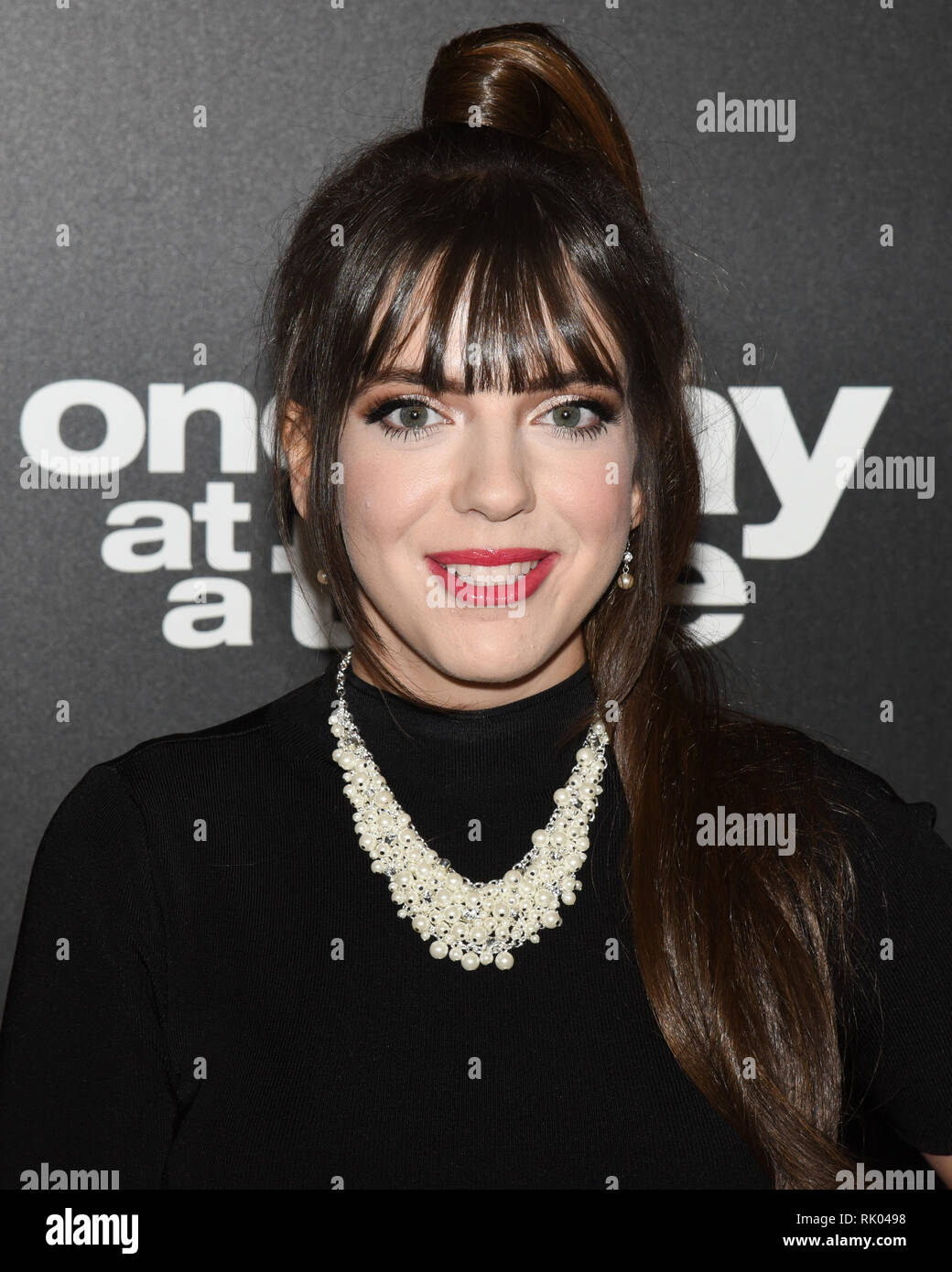 February 7, 2019 - SHERIDAN PIERCE attends Netflix's ''One Day at a ...