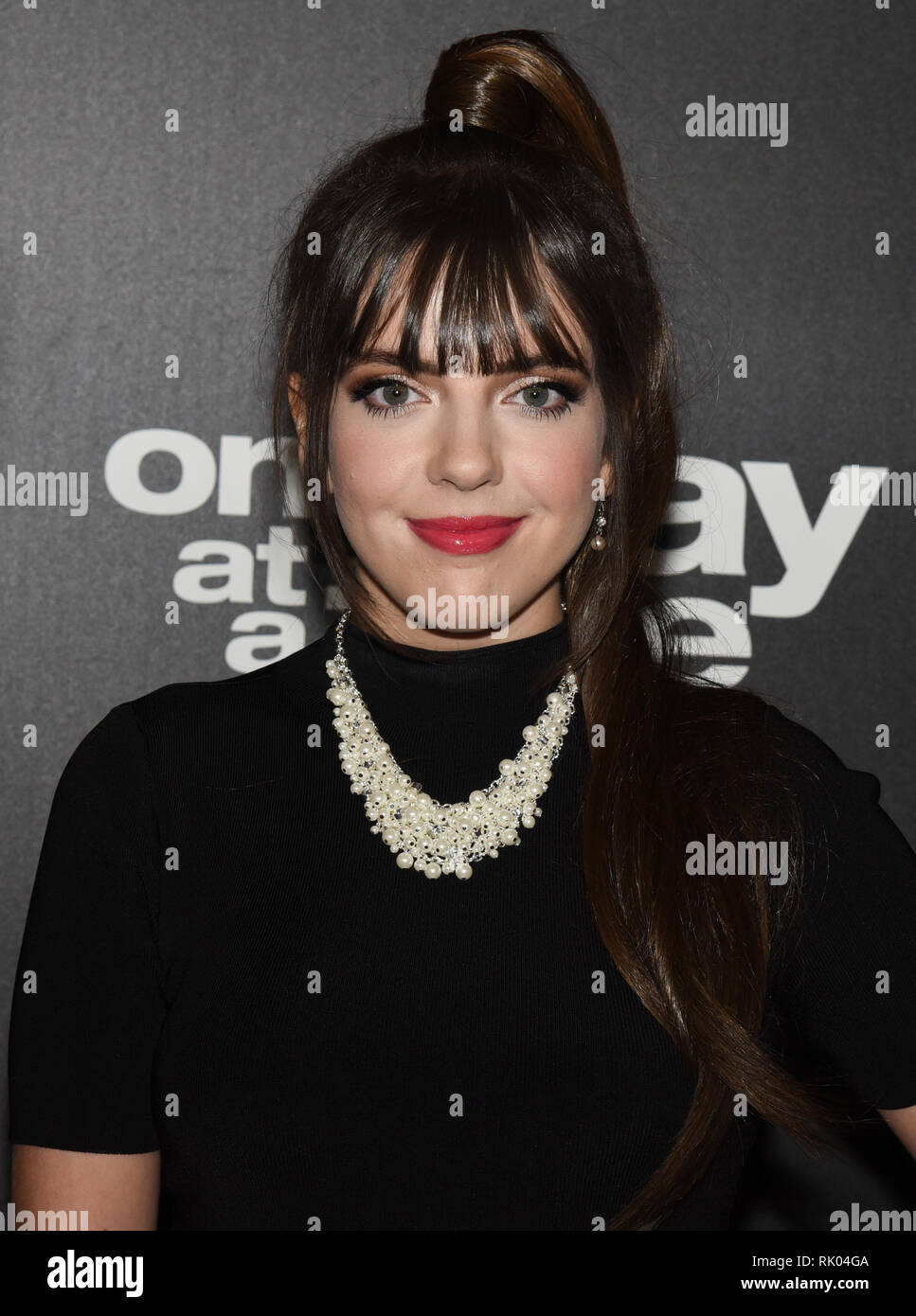 February 7, 2019 - SHERIDAN PIERCE attends Netflix's ''One Day at a ...
