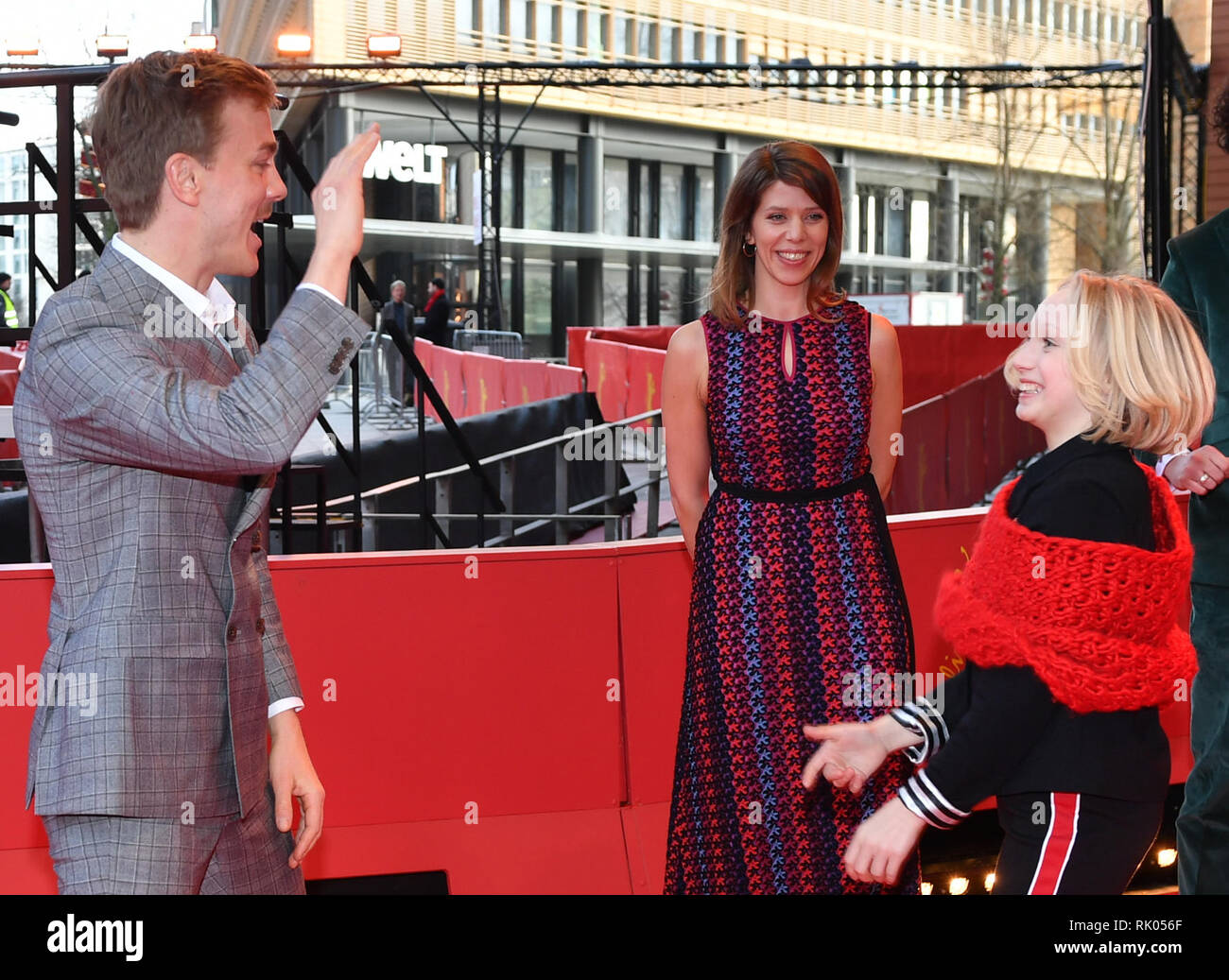 Berlin, Germany. 08th Feb, 2019. 69th Berlinale: Actress Helena Zengel ...