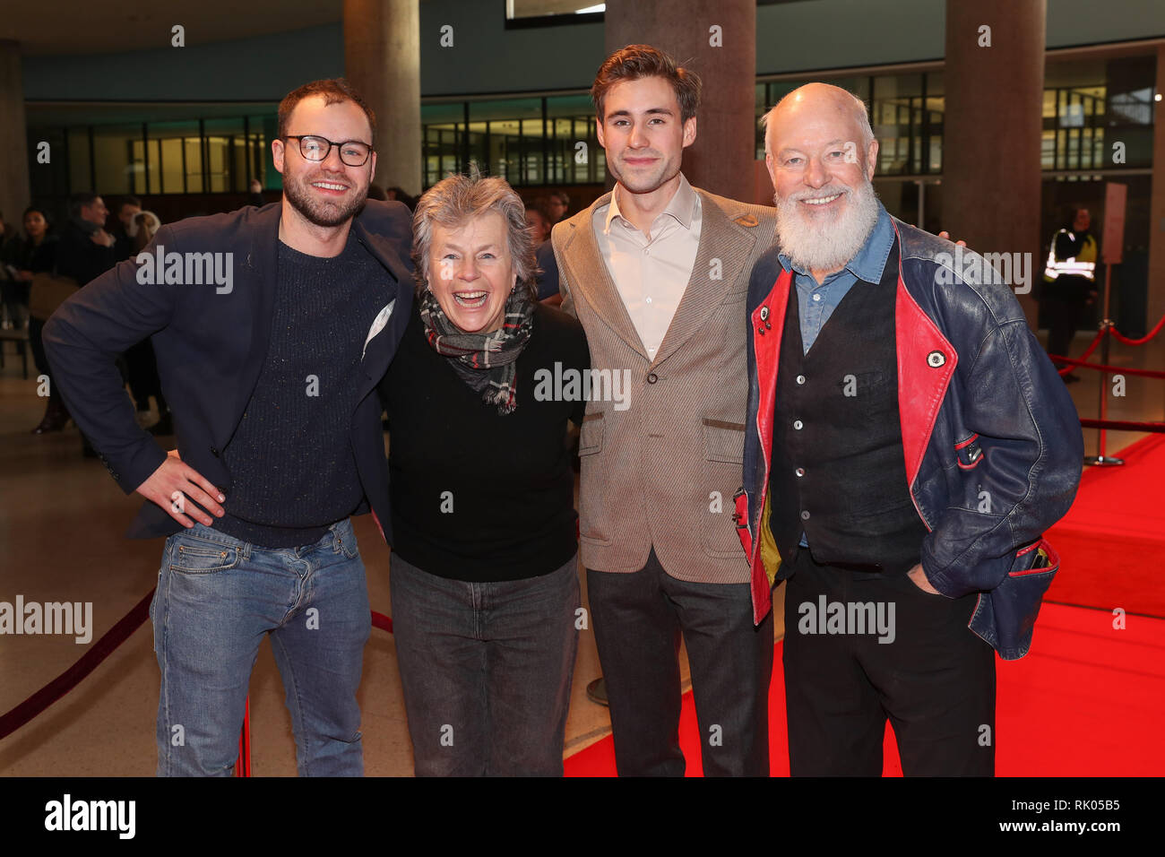 Berlin, Germany. 08th Feb, 2019. 69th Berlinale: Lenny Mockridge (l-r ...