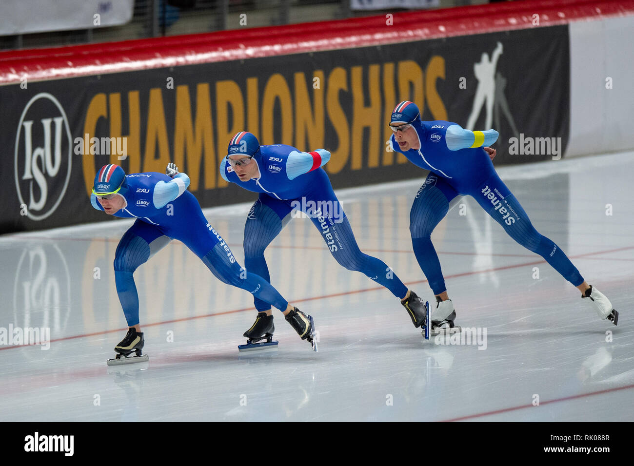 Inzell, Germany. 8th Feb 2019. ISU World Single Distances Speed Skating ...
