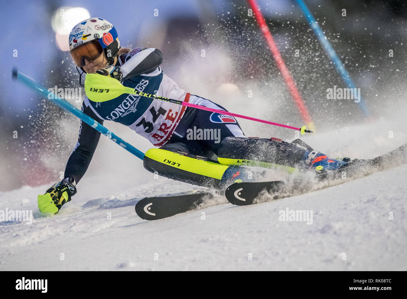Are, Sweden. 08th Feb, 2019. Alpine skiing: Combination, ladies ...